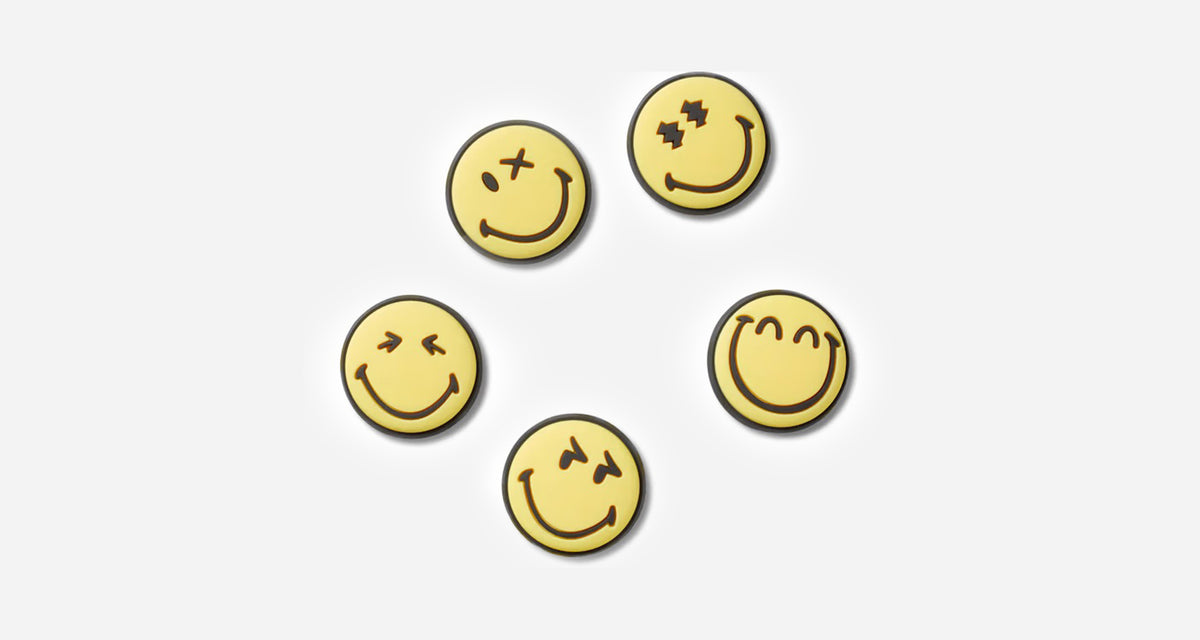 Crocs | Smiley World 5 Pack | Yellow accessories