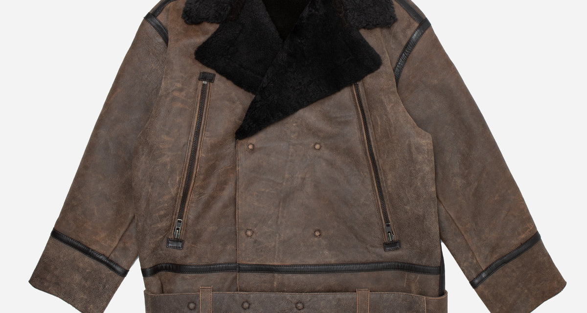 Oval Square | Morris Shearling Jacket | Brown coats