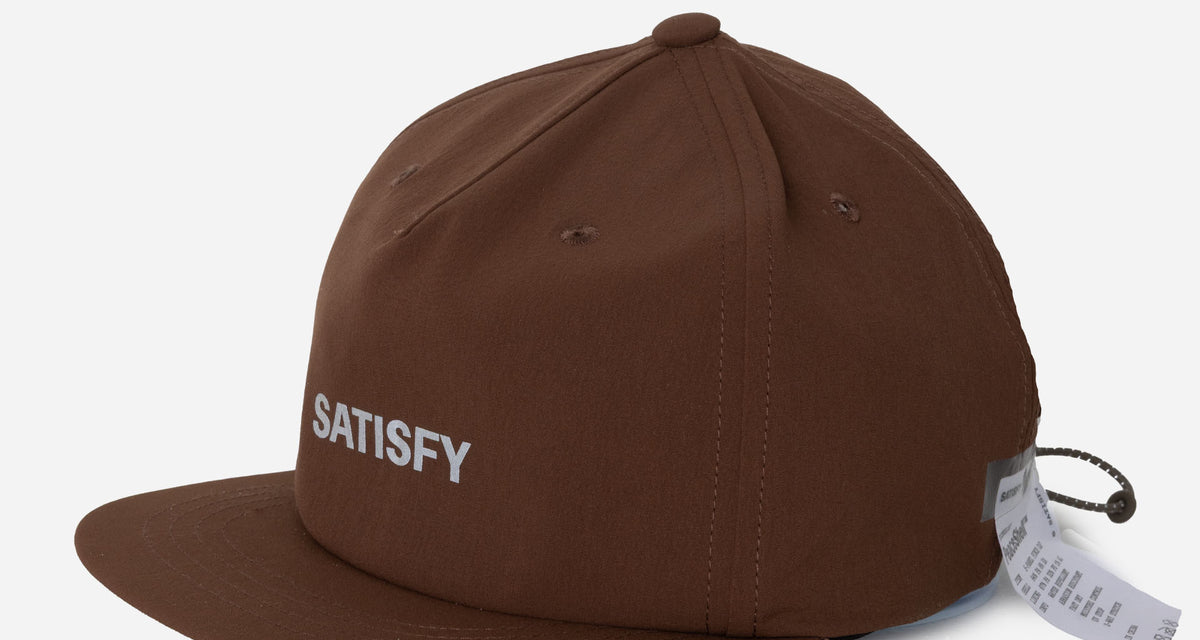 Satisfy Peaceshell 5 Panel Pinch Cap Brown 31017-BR-SAB