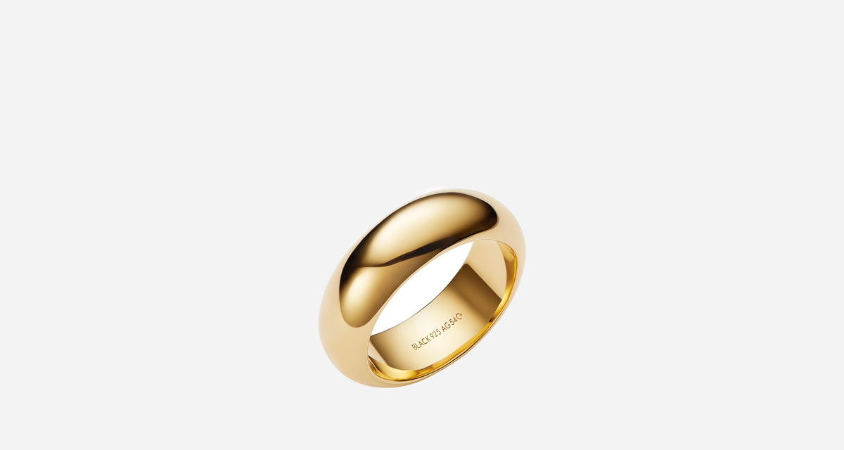 Maria Black | Omotesando Chunky Ring Gold | Jewelry