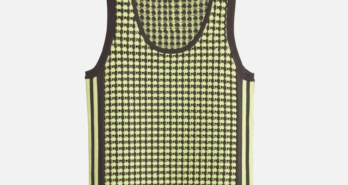 adidas Originals adidas x Wales Bonner Crochet Vest SEFRYE/NBROWN IY2046